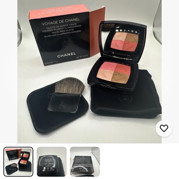 CHANEL | Makeup | Chanel Voyage De Chanel Face Palette Red Pink Tan ...